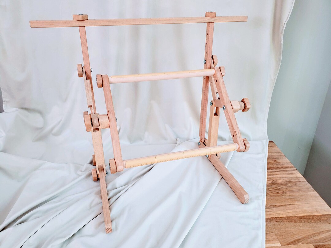 Cross Stitch Easy Clip Hoop & Embroidery Table Stand 14" - 19 ...