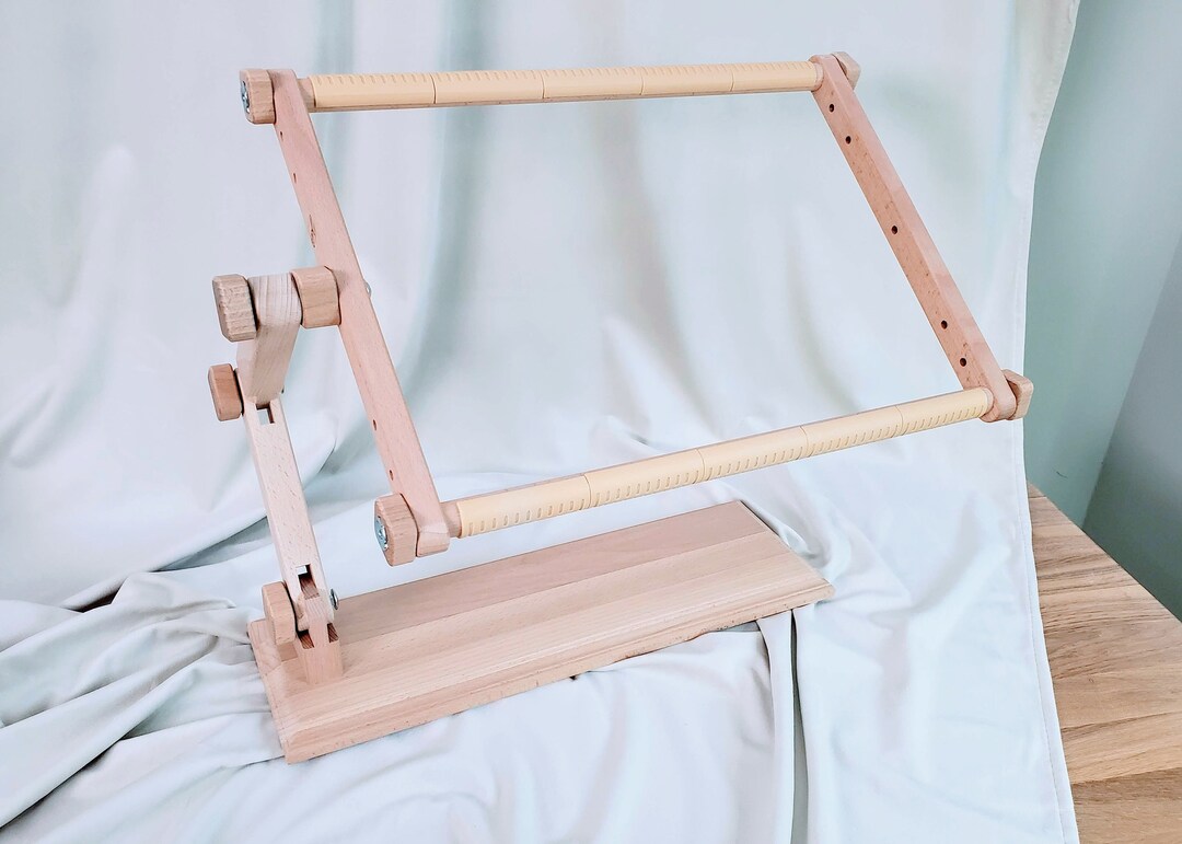 Wooden Cross Stitch Embroidery Frame Stand 12 16 30cm 40cm for Sitting ...