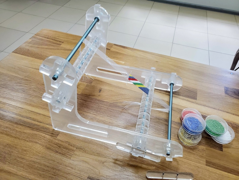 An Upright Beading Loom, Table Bead Loom Supplies for Beading and ...