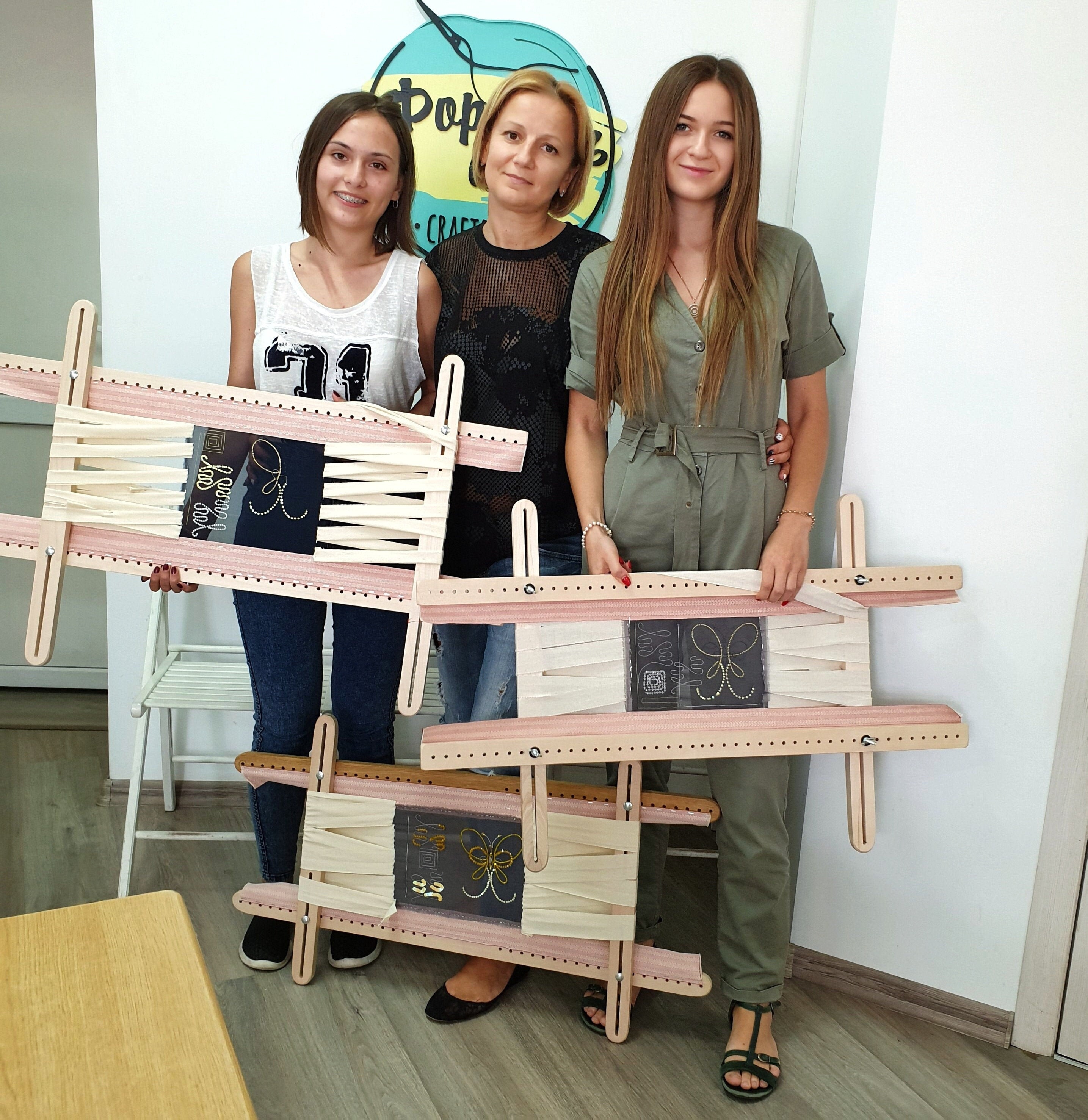 Tambour Embroidery Frame 31 80cm Wooden Slate Hoop - Etsy UK