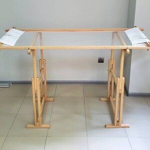 Wood Tambour Slate Frame & Trestles 55" - 24" ( 140cm - 60cm ...
