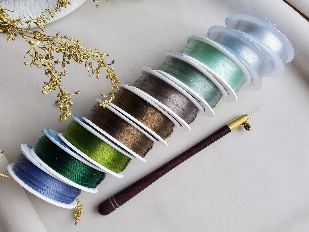 Transparent Monofilament for Beading Thin Thread, Strong, Suitable for ...
