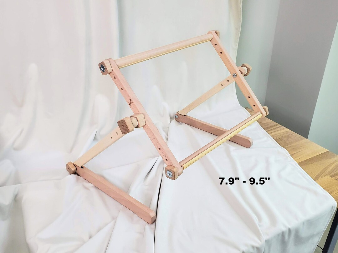 Adjustable Wood Scroll Frame 7.8" X 9.5" (20x24 Cm) – Hands-free ...