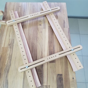 Tambour Embroidery Frame 31" ( 80cm) Wooden Slate Hoop Frame Needlework ...