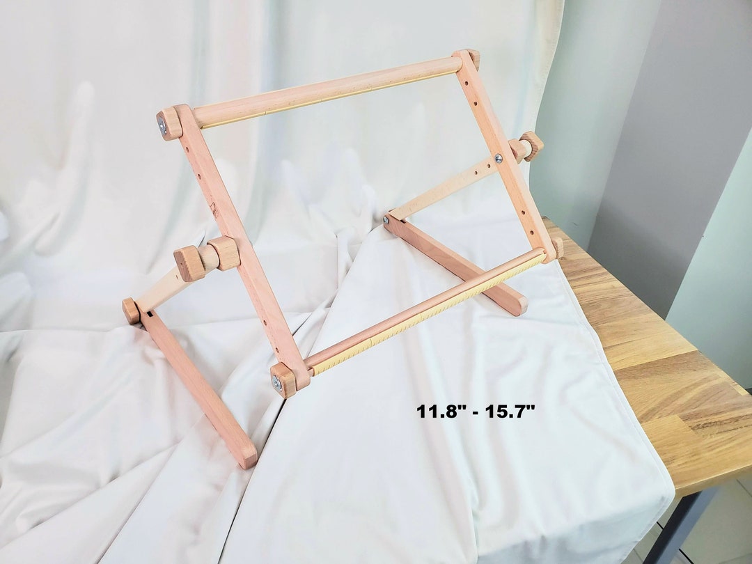 Cross Stitch Scroll Easy Clip Frame on Table Stand 12 16 40cm for Hand ...