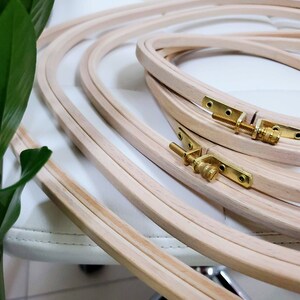Large Square Embroidery Hoop, Wooden Cross Stitch Hoops 12"- 12" (30cm ...