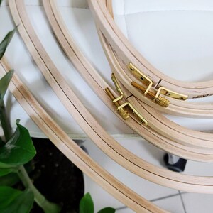 Large Square Embroidery Hoop, Wooden Cross Stitch Hoops 12"- 12" (30cm ...