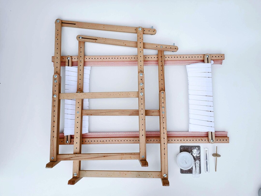 Tambour Kit Embroidery Frame & Trestle Stand 47" (120cm) Wood Tapestry ...