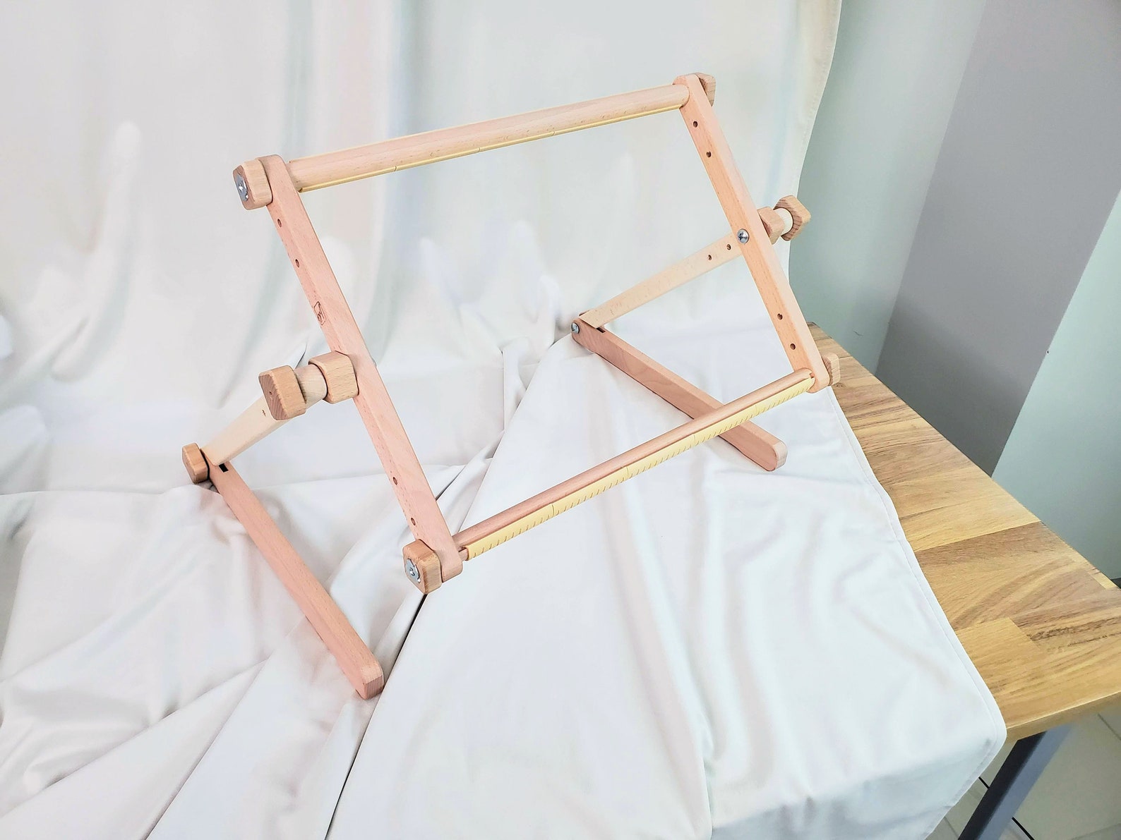 Wooden Scroll Frame for Cross Stitch and Stand 22 - Etsy