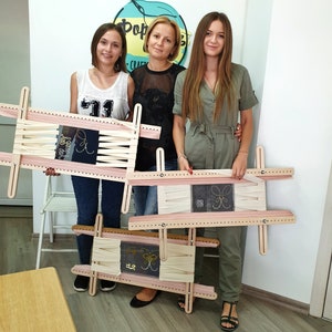 Tambour Embroidery Frame 31" ( 80cm) Wooden Slate Hoop Frame Needlework ...