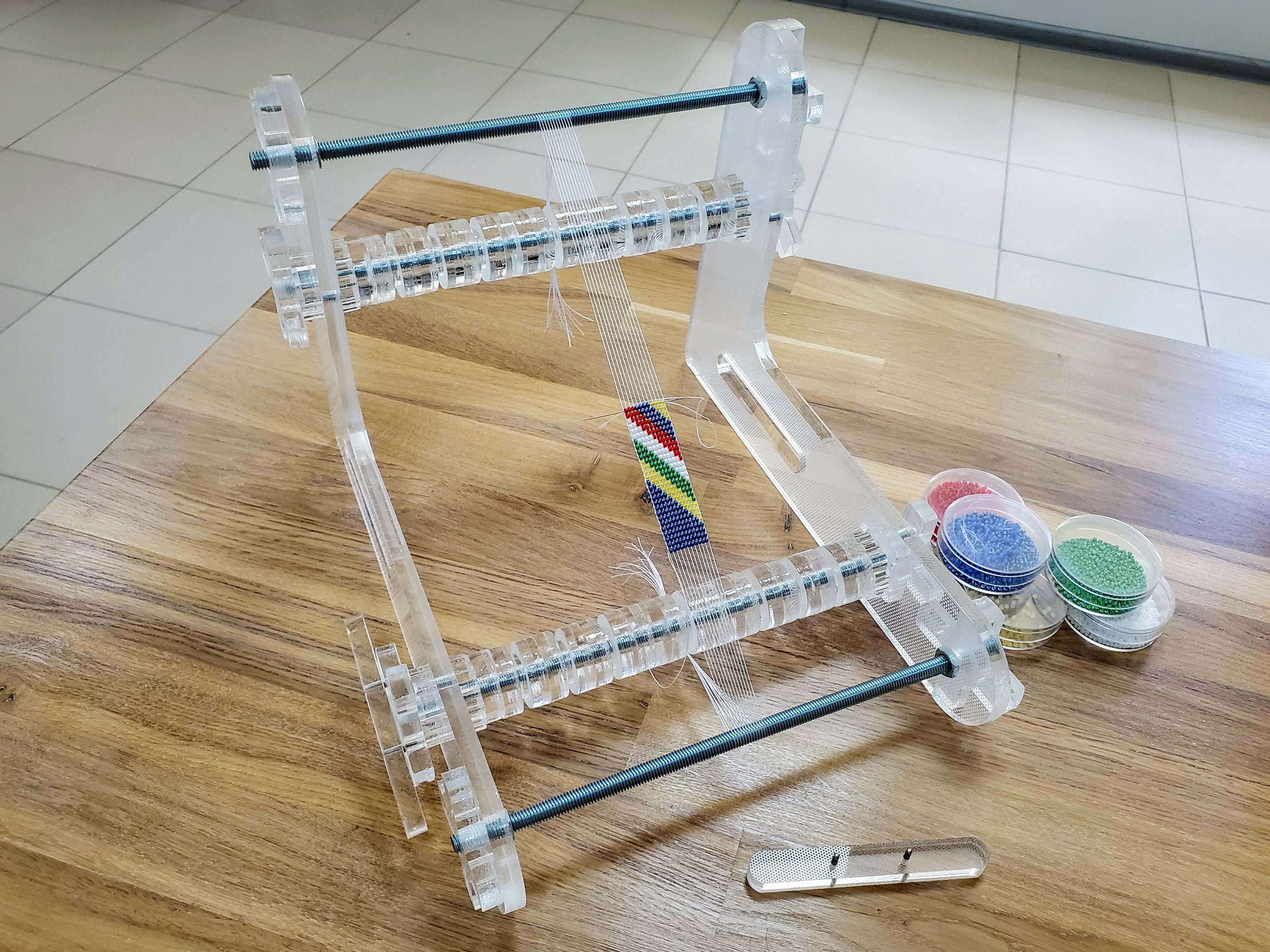 An Upright Beading Loom, Table Bead Loom Supplies for Beading and ...
