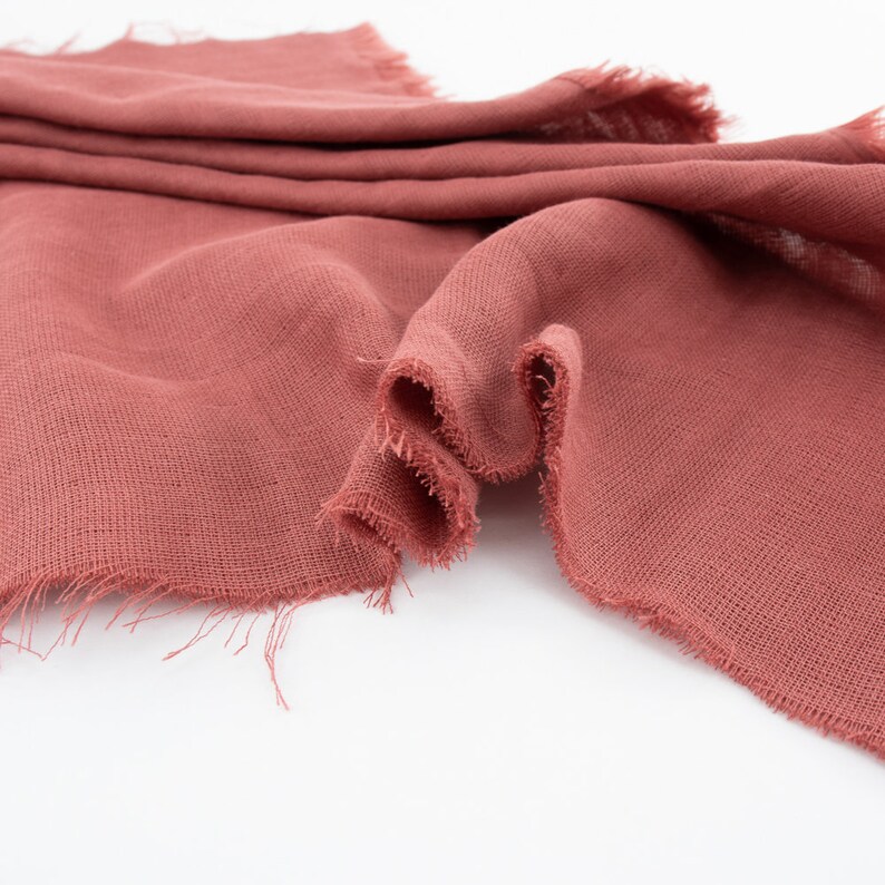 1/2 Yard 4 Layer Gauze Marsala Solid 100% Organic Cotton 4 - Etsy