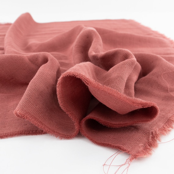 1/2 Yard 4 Layer Gauze Marsala Solid 100% Organic Cotton 4 - Etsy