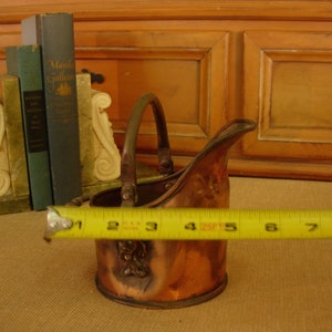Miniature Farm Coal Scuttle Copper and Brass - Etsy Canada