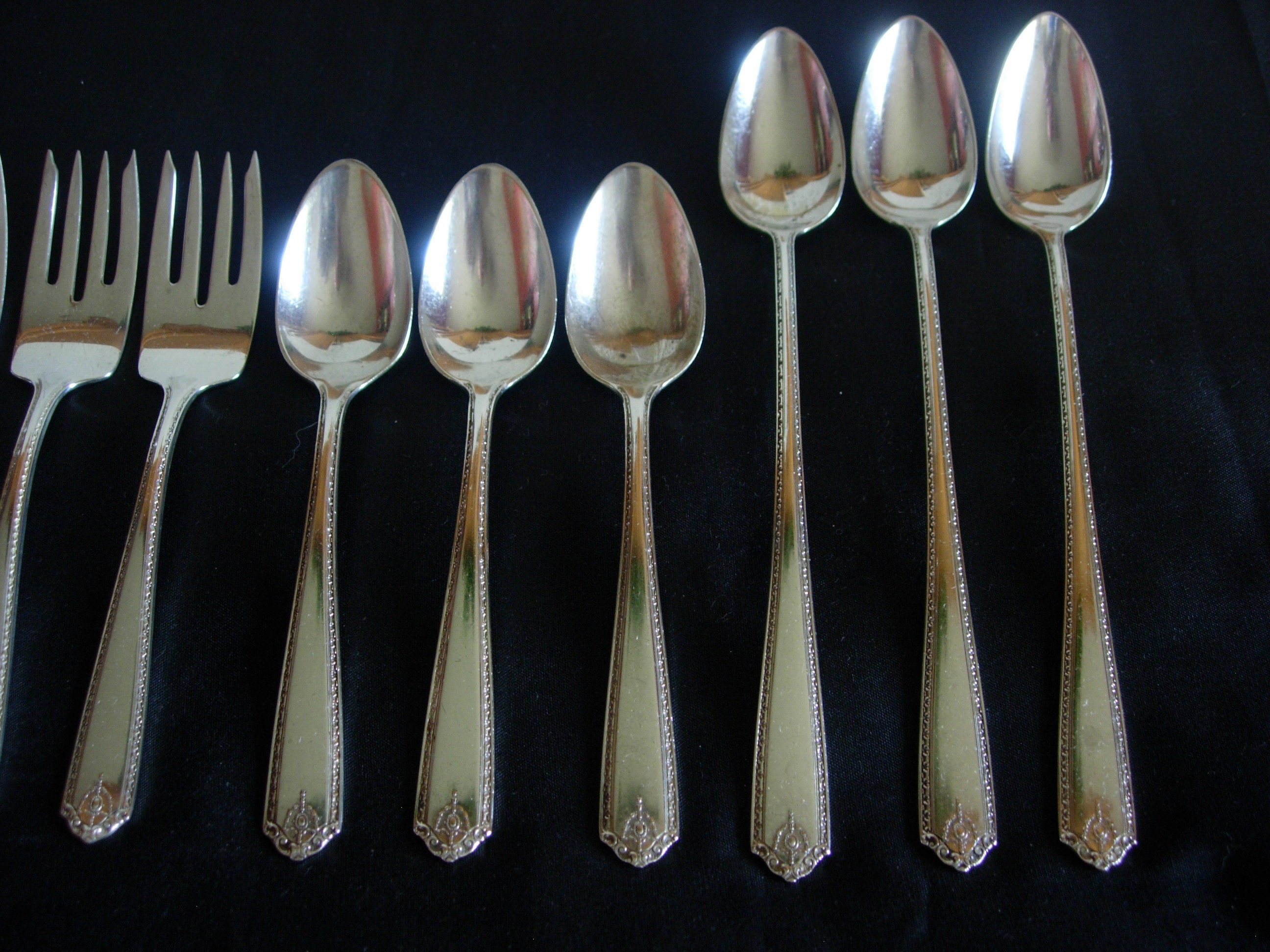 Westmoreland Lady Hilton 1940 STERLING SILVER Flatware 12 | Etsy