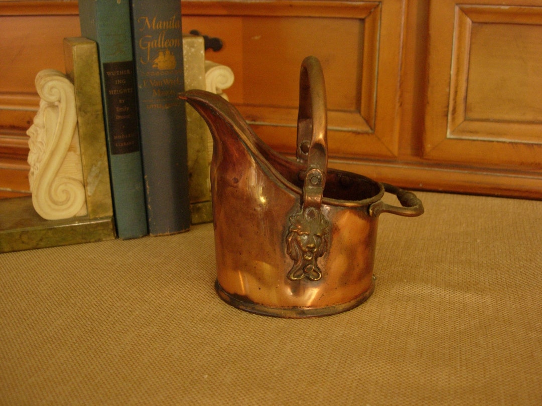 Miniature Farm Coal Scuttle Copper and Brass - Etsy Canada
