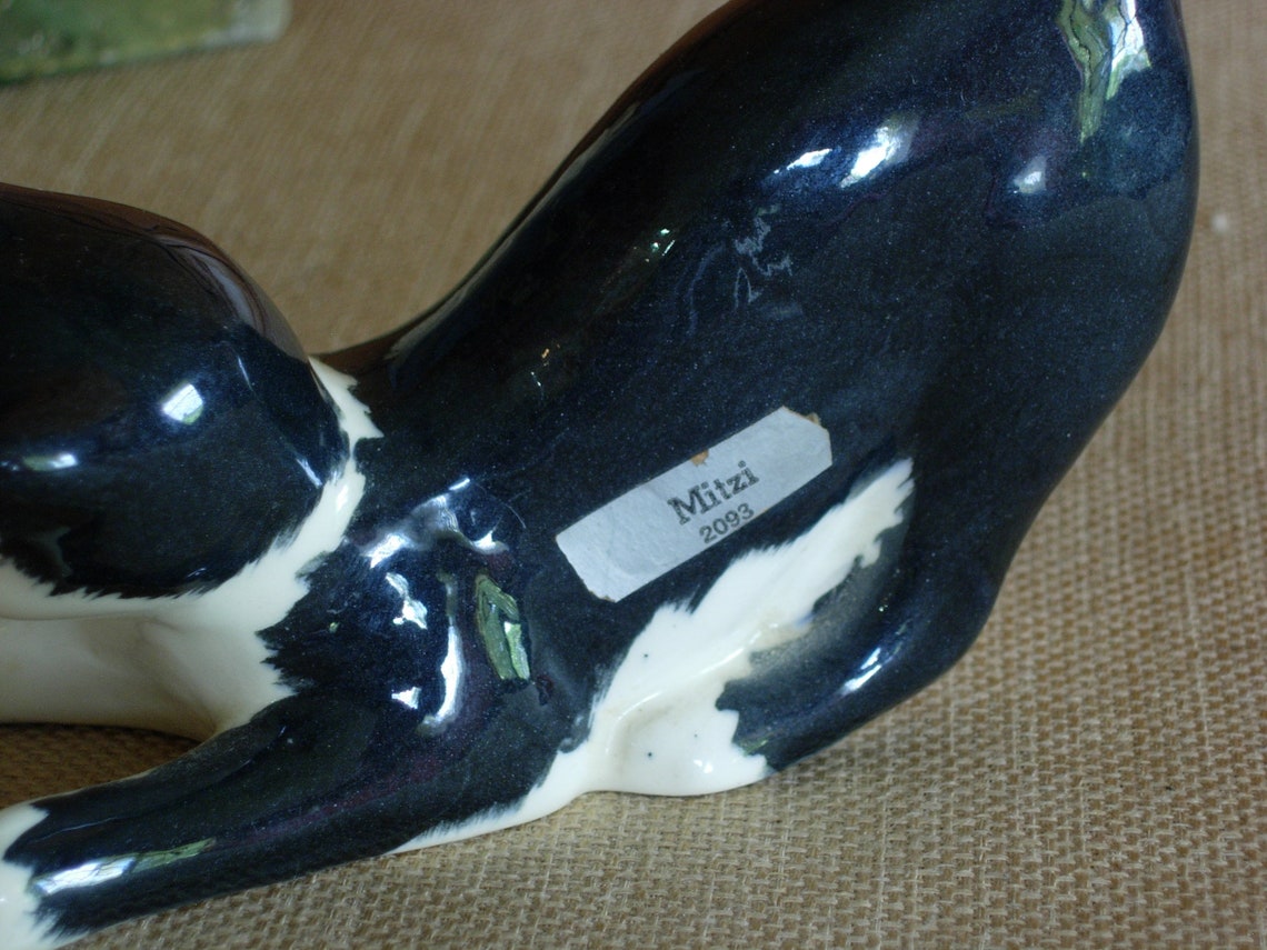 Vintage "mitzy" Cat Figurine by Robert Simmons - Etsy