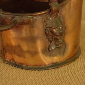 Miniature Farm Coal Scuttle Copper and Brass - Etsy Canada