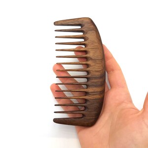Handmade Premium Quality Whole Piece Natural Wood Hair Comb Without ...