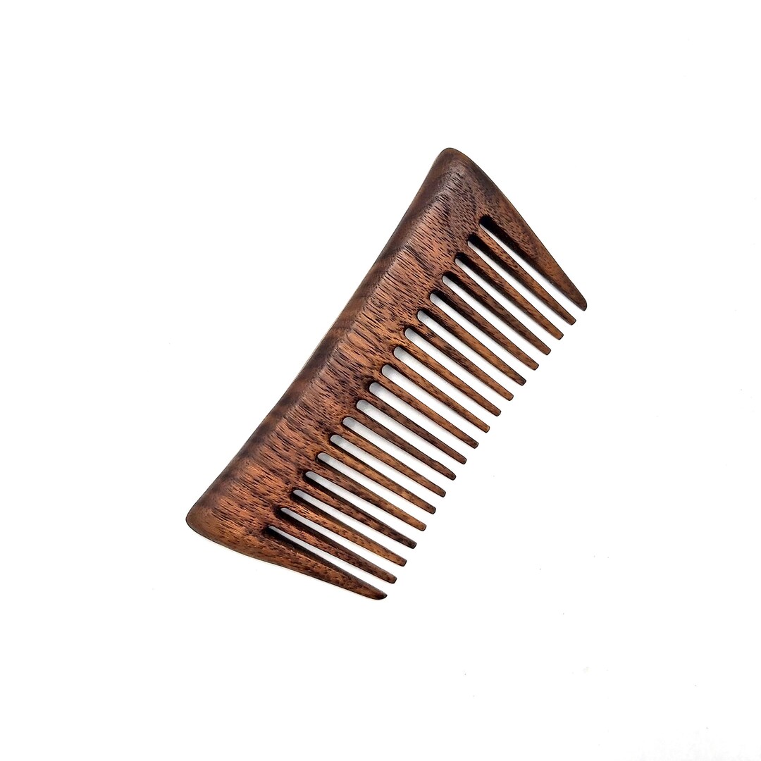 Handmade Premium Quality Whole Piece Natural Wood Hair Comb Without ...