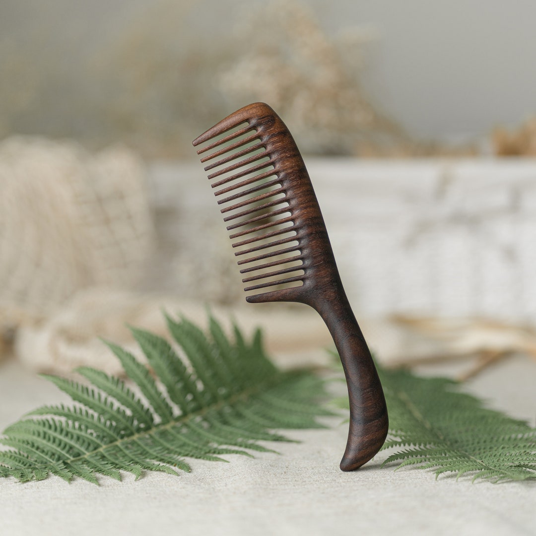 Walnut Fine-tooth / Regular-tooth Hair Comb • Jojoba Oil Finish ...