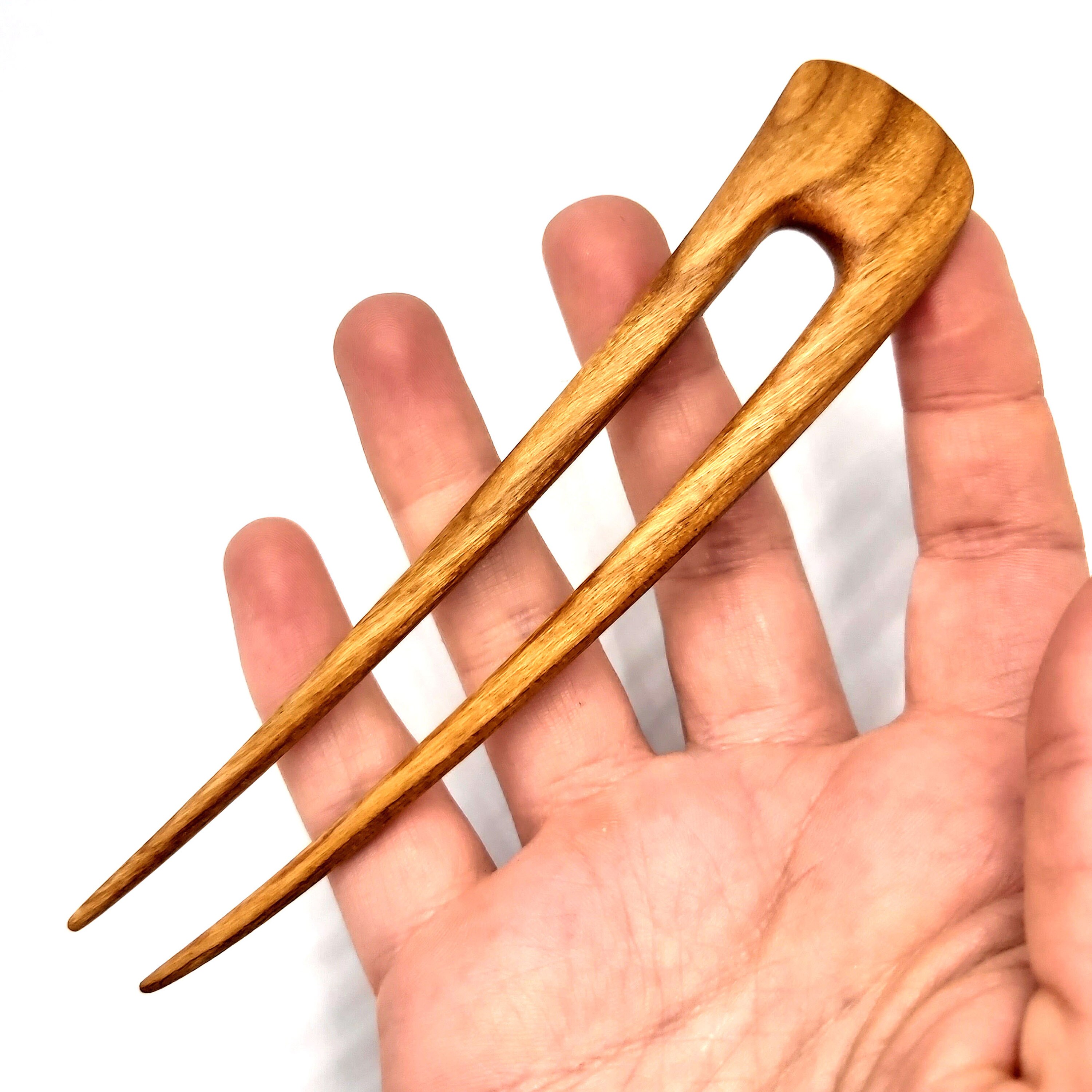 Wooden Hair Fork/ Cherry wood fork /Wedding Hair Fork / Wooden | Etsy