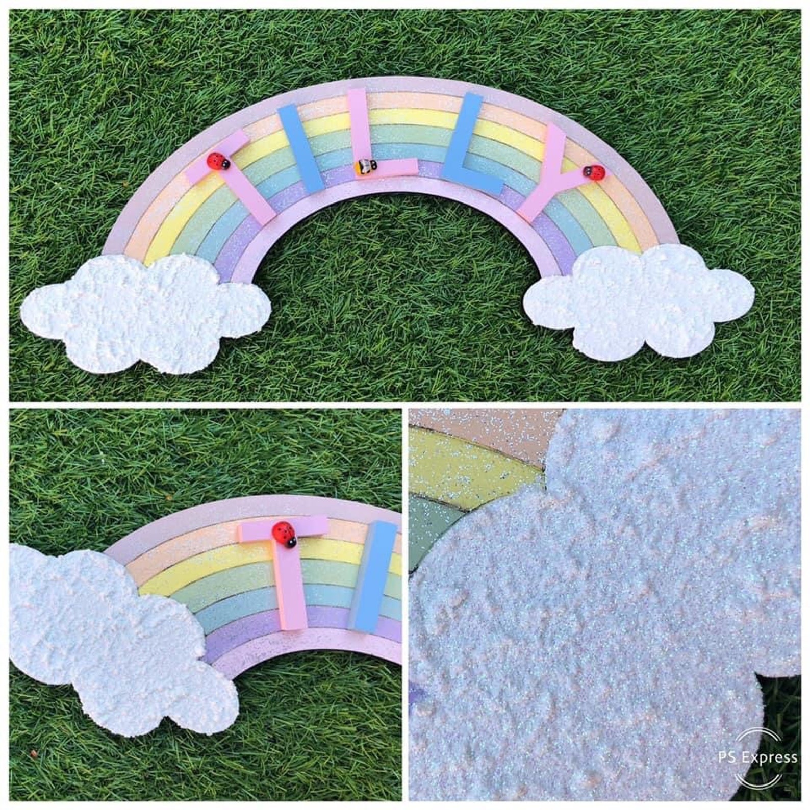 Rainbow Door or Wall Sign | Etsy