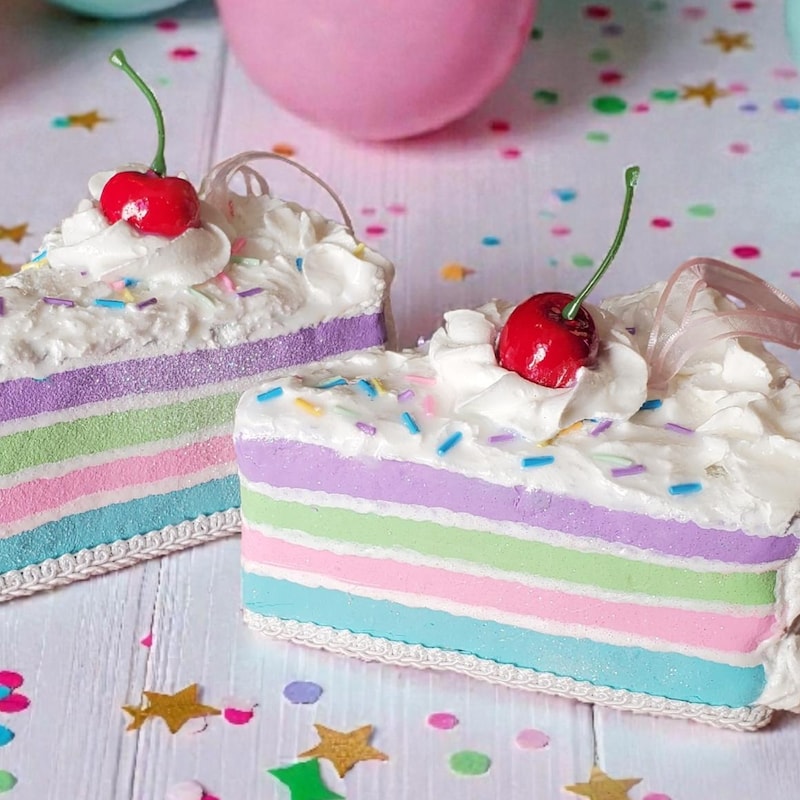 Fake Pink Cake Ornament - Etsy