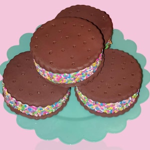 1 Handmade Sprinkled Whimsical Realistic Fake Faux Chocolate Flying ...