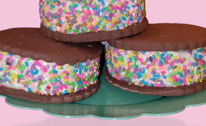 1 Handmade Sprinkled Whimsical Realistic Fake Faux Chocolate Flying ...