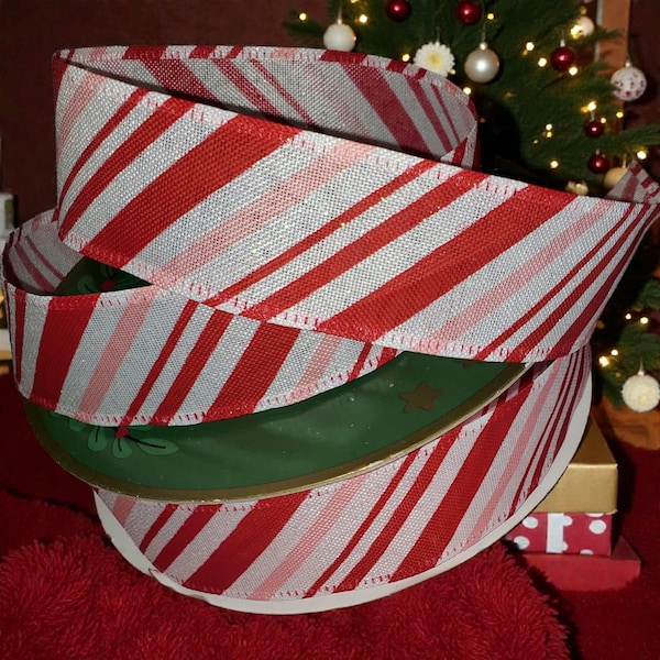 Peppermint Pink Ribbon - Etsy
