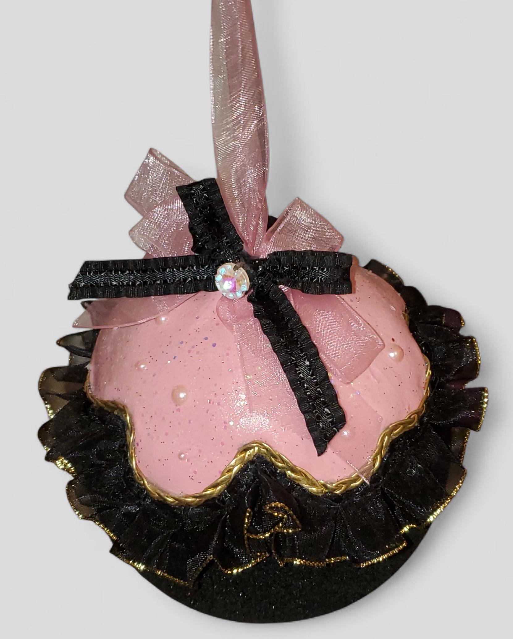 Jumbo 5" Baroque Glam Shabby Handmade Victorian Pastel Pink , Black ...
