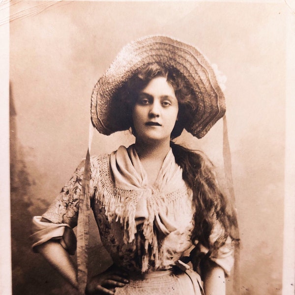 Sepia Postcard - Etsy