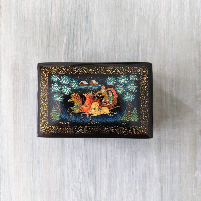 Russian Lacquer Boxes - Etsy