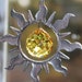 Pewter Sun With Swarovski Strass 20mm Light Topaz Ball Suncatcher - Etsy