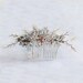 Something Blue Bridal Comb, Bridal Comb, Wedding Comb, Crystal Comb ...