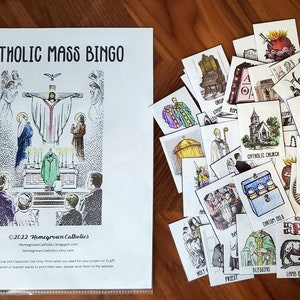 Catholic Mass Bingo Instant Download - Etsy