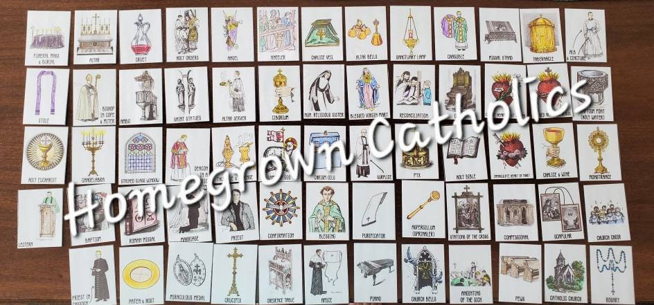 Catholic Mass Bingo Instant Download - Etsy