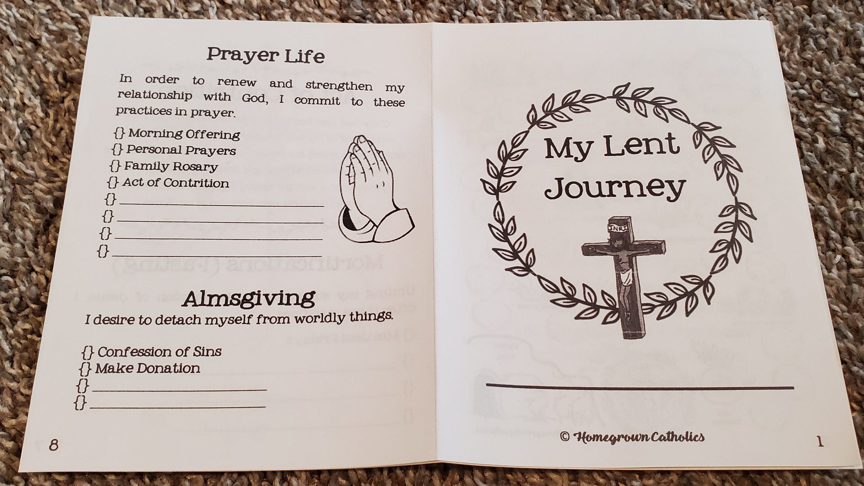 Lent Journey Digital File - Etsy