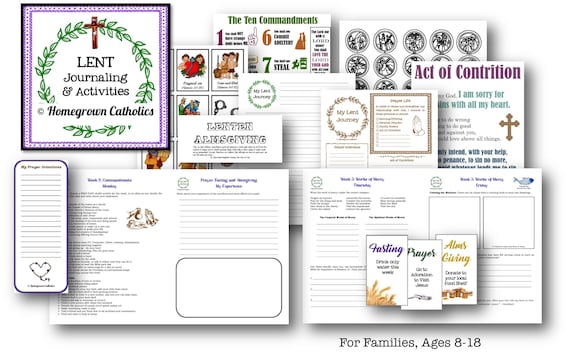 Lent Journey Digital File - Etsy