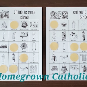 Catholic Mass Bingo Instant Download - Etsy