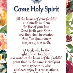 Catholic Scripture Cards: Holy Spirit - Etsy