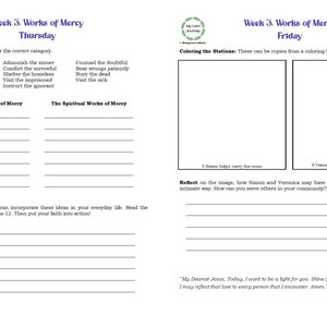 Lent Journey Digital File - Etsy