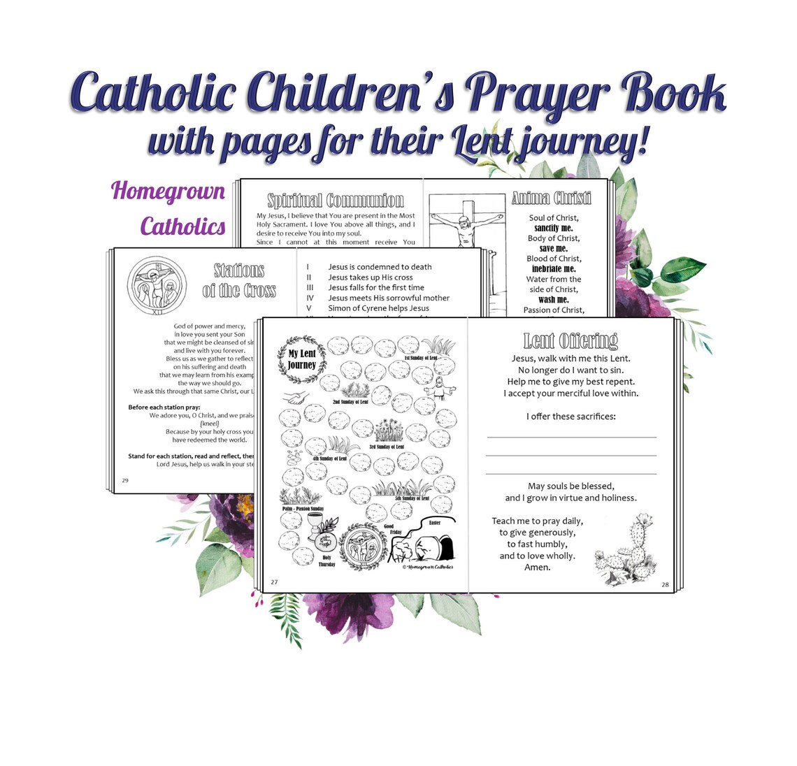 Children's Prayer Book PDF File | Etsy