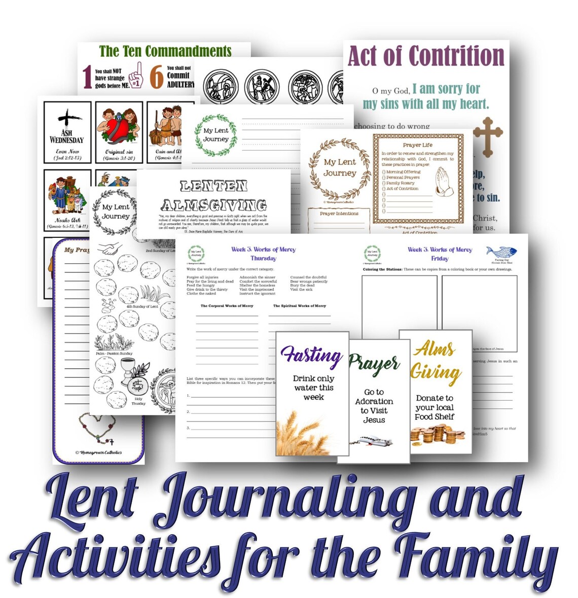 Lent Journey Digital File - Etsy