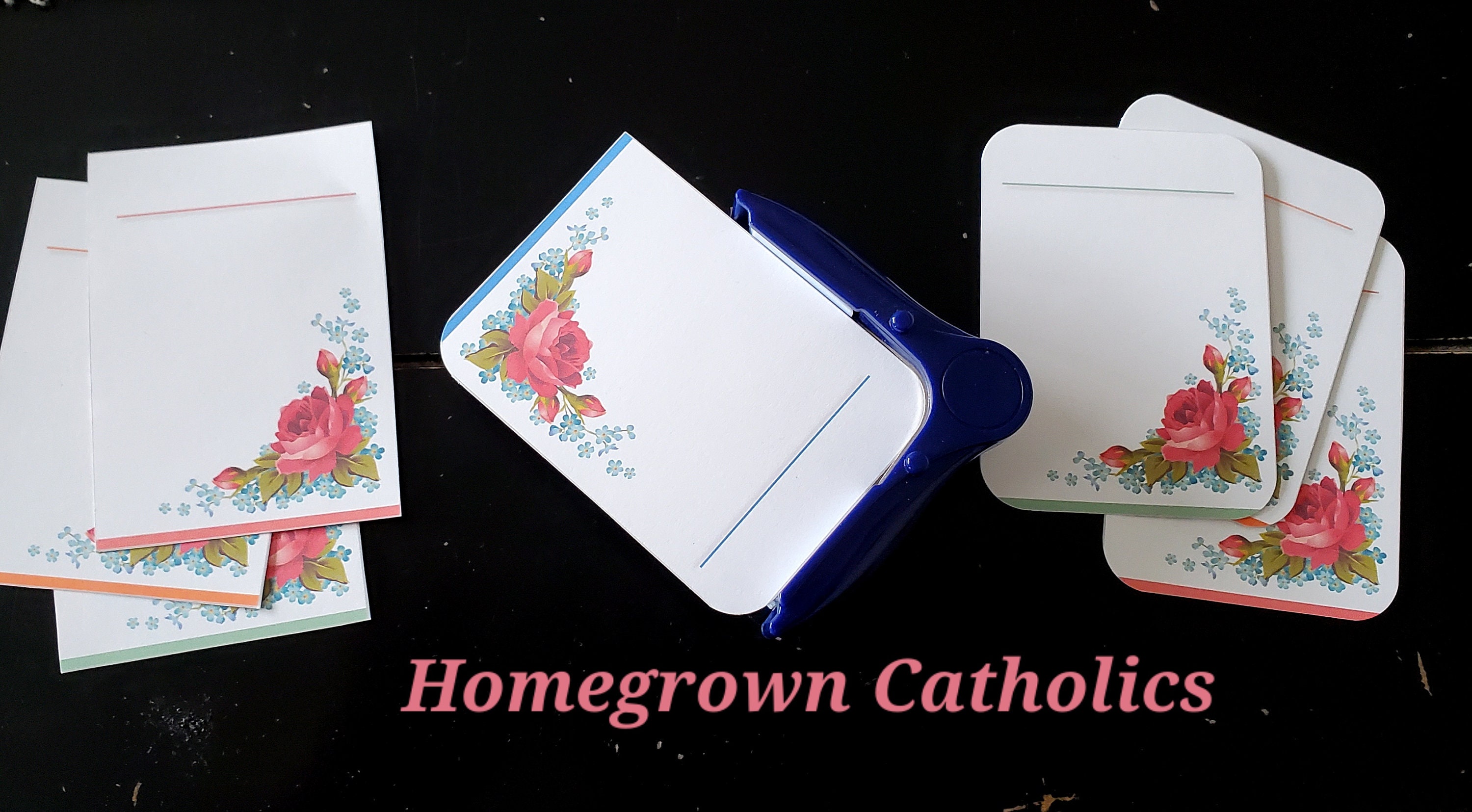 Catholic Date Cards - Floral - Etsy