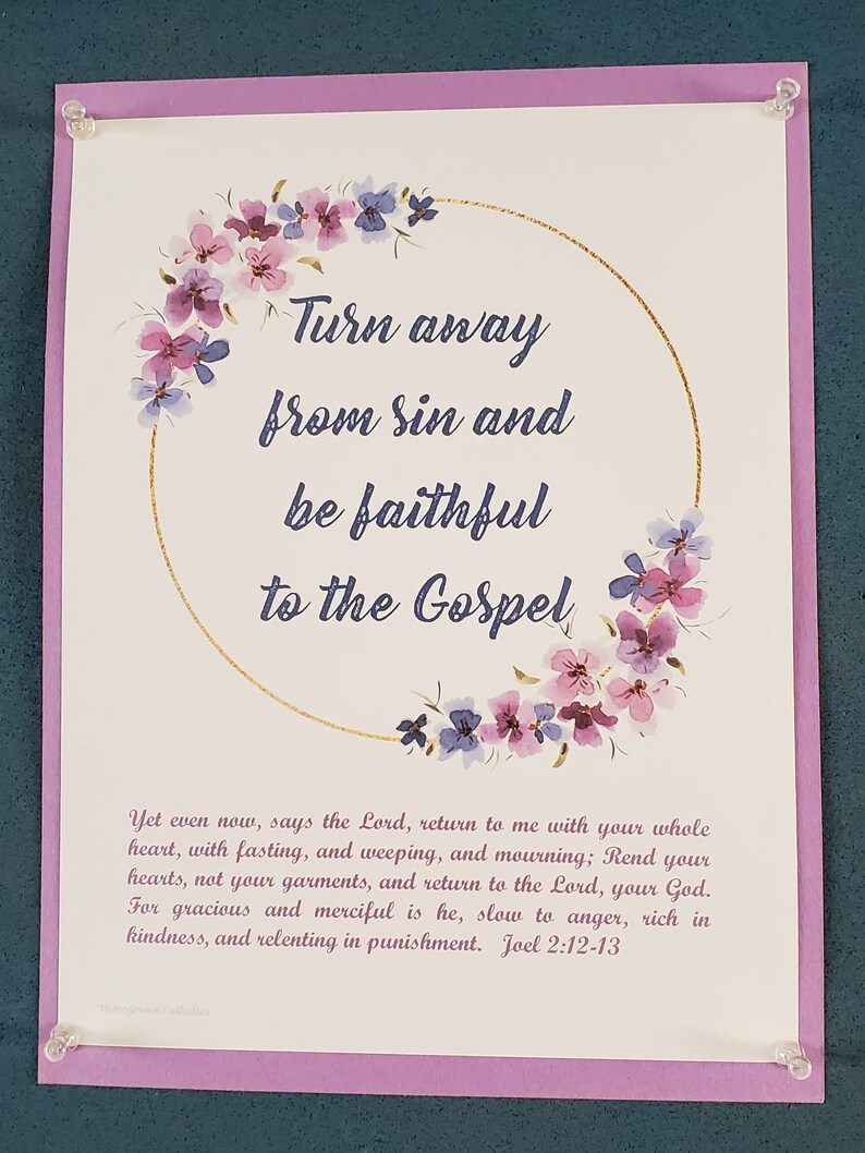 Lent Posters - Digital File - Etsy