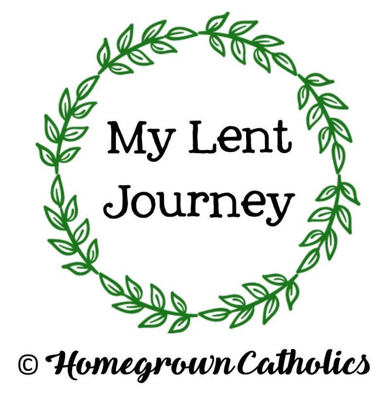 Lent Pray-fast-alms Instant Download - Etsy