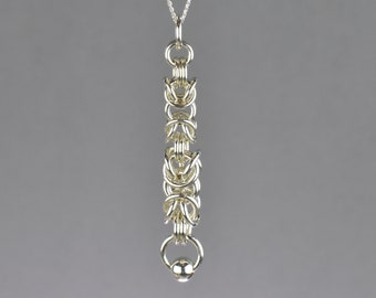 Celtic Star Chainmail Pendant Large | Etsy