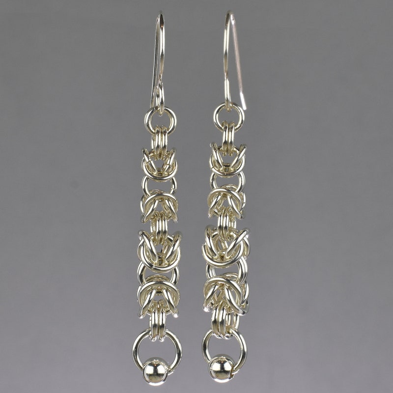 Chainmail Earrings - Etsy